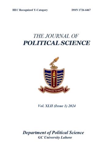 The Journal of Political Science, Vol 42, Issue 1
